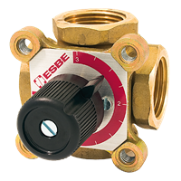 ESBE Stellmotor Serie 90, mit Anbausatz, Typ 96, 230 V, 240 sec., 15 Nm